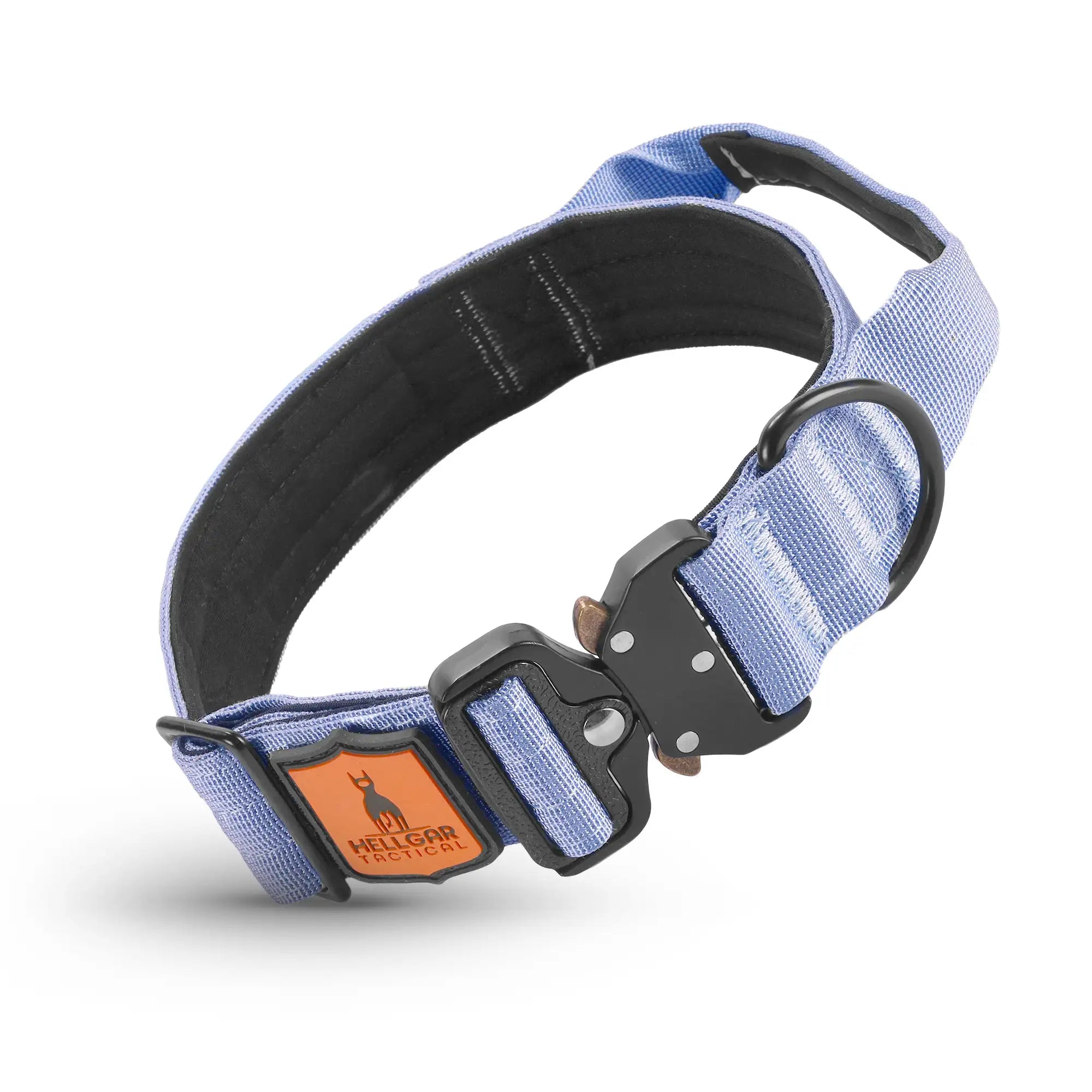 Personalized K9 Dog Collar with Handle – Custom Name Tactical Collar ...